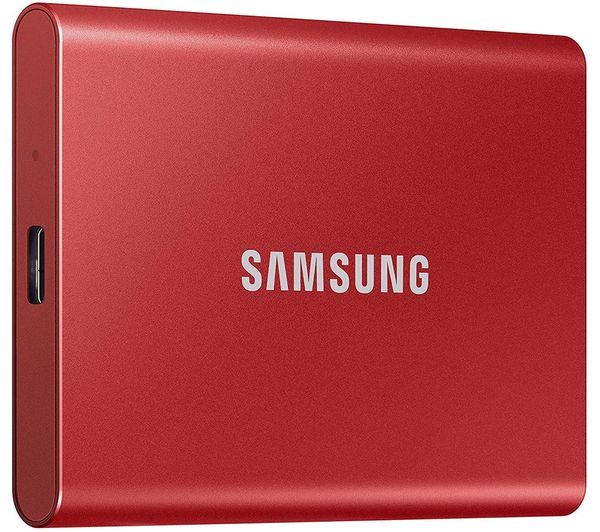 SAMSUNG T7 Portable External SSD - 500 GB, Red – Tech Market